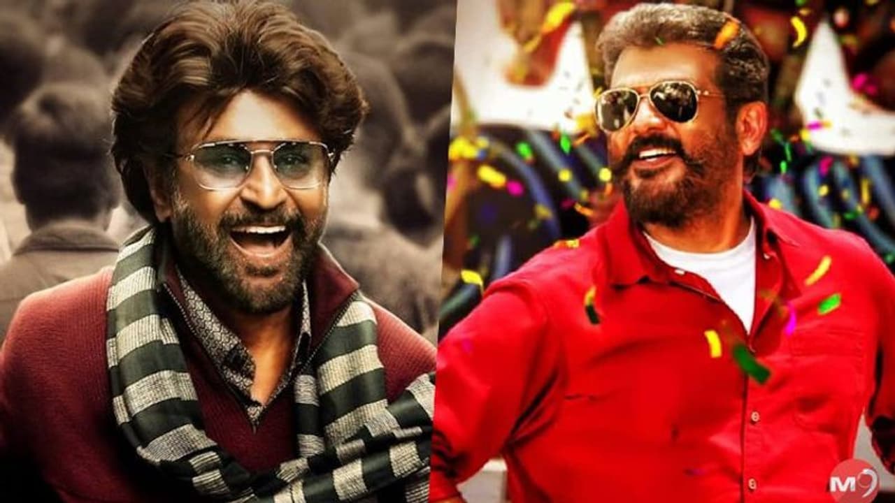 Ajith meet Rajini: அஜித்-ரஜினி திடீர் சந்திப்பு...வைரலாகும் போட்டோ ...