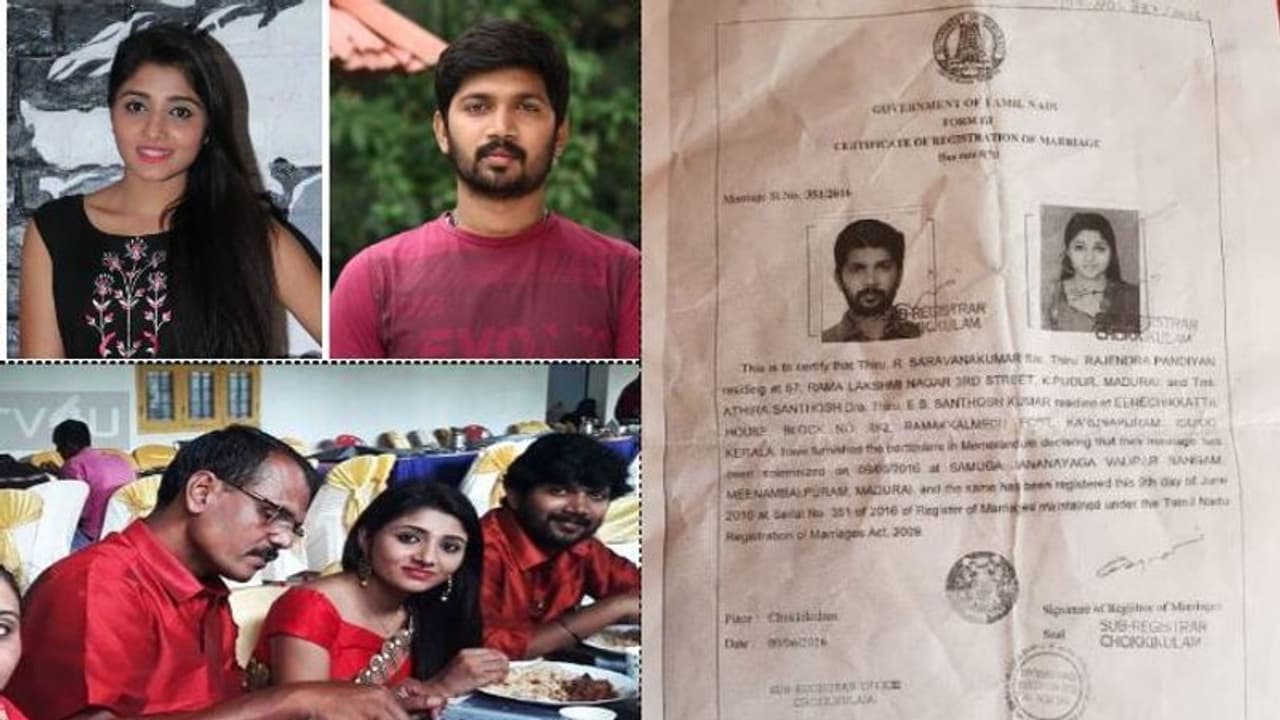 അതിഥി മേനോനെ വിവാഹം കഴിച്ചുവെന്ന് നടന്‍; നിഷേധിച്ച് നടി | Aditi Menon ...