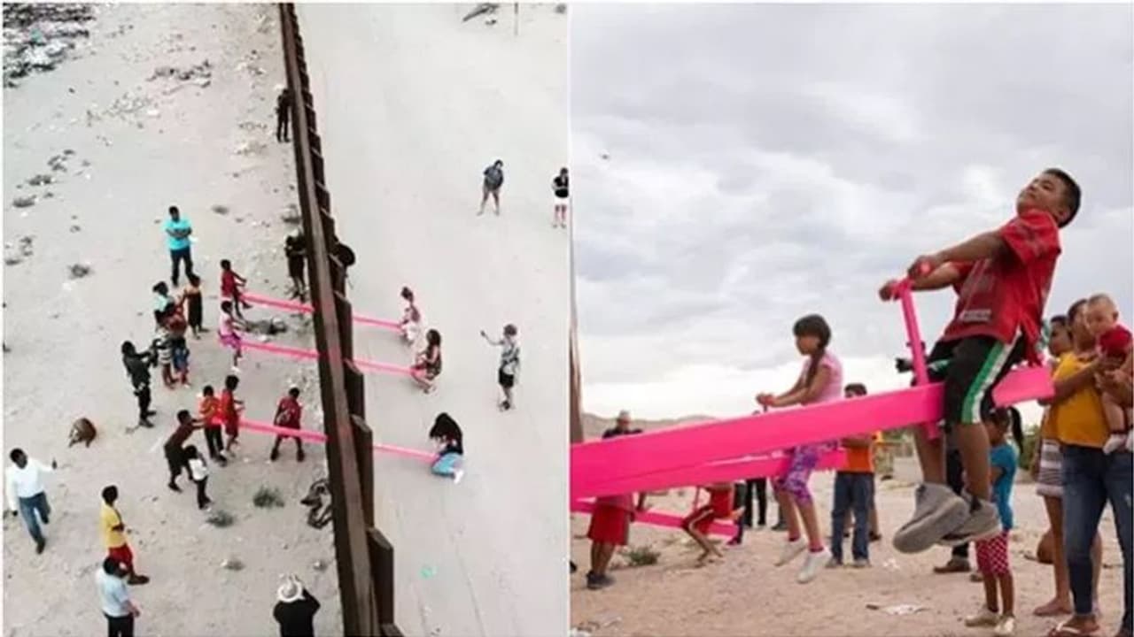 Friendly border of mexico and America winning netizens heart | Friendly ...