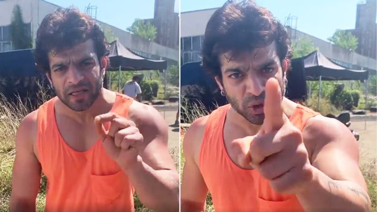 Karan patel Angry on watchman who beat street dog and death | Karan ...