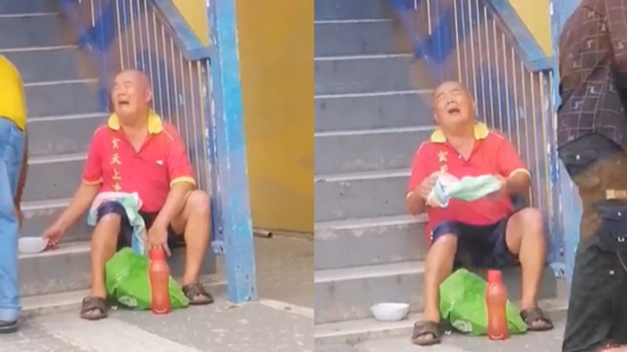 Hilarious Viral video of Malaysian beggar crying loudly | Hilarious ...
