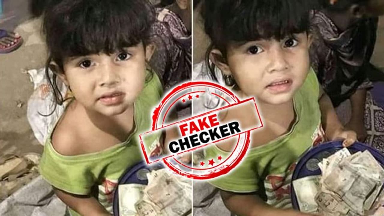 The Photo of a begging girl with beggars is going viral | The Photo Of ...