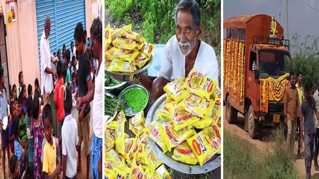 Narayan reddy the owner of youtube channel Grandpa kitchen who also ...