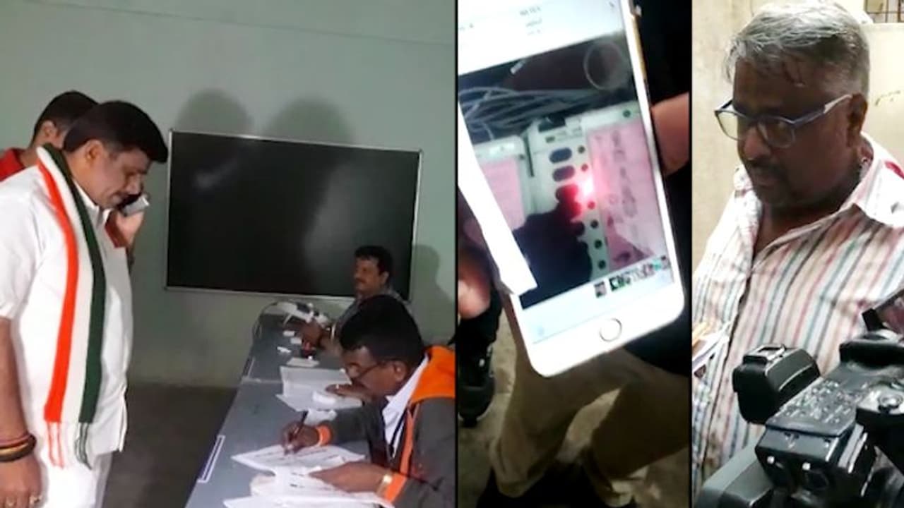 Karnataka Assembly by-polls: Congress candidate uses phone inside Bengaluru polling booth; man ...