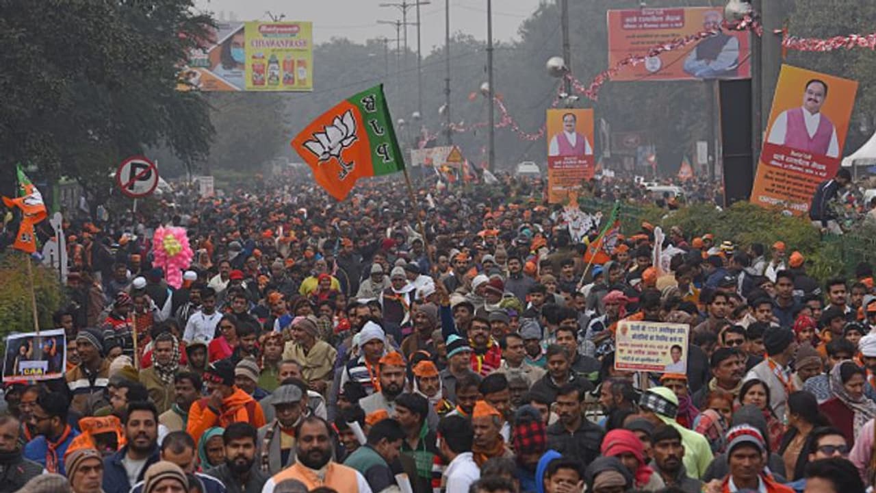 CAA support: Assam BJP holds mega rally; state wants peace, progress ...