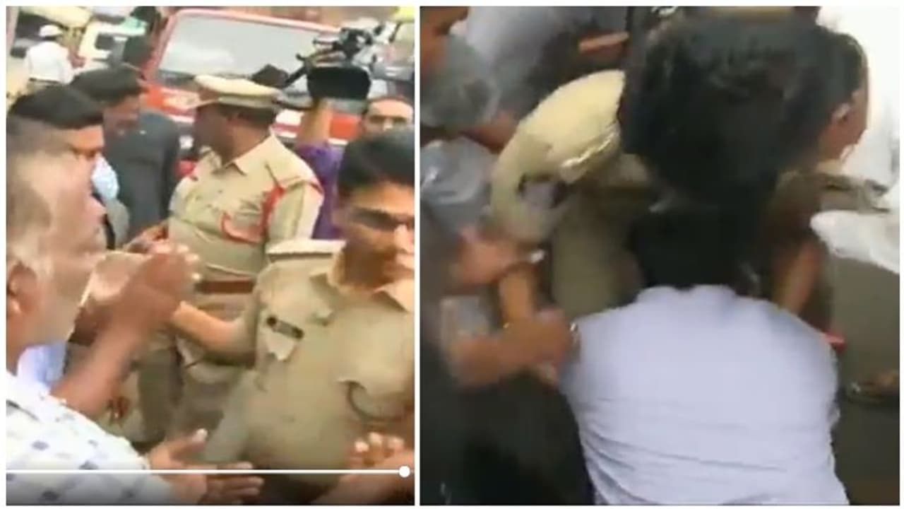 dsp touched people feet to leave protest in andra | Dsp Touched People ...