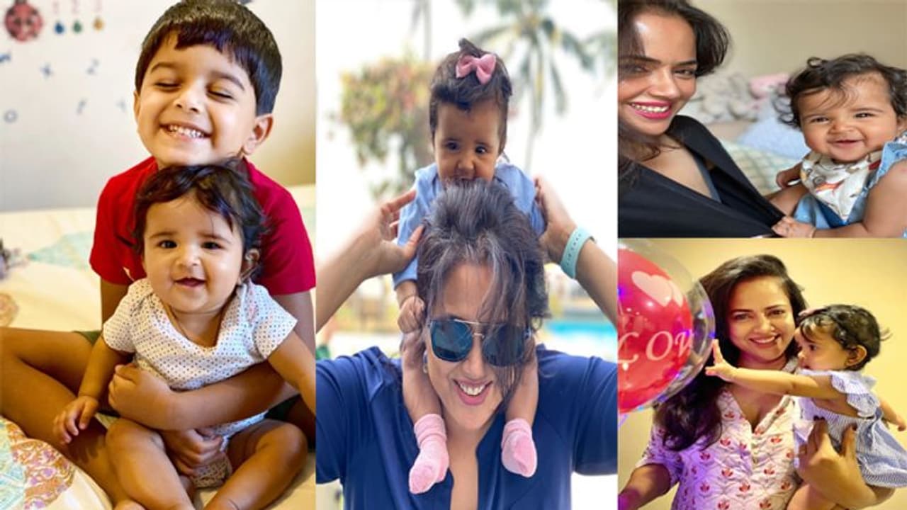 ఇంటర్నెట్ సెన్సేషన్ గా మారుతున్న సమీరారెడ్డి కుమార్తె.. క్యూట్ ఫొటోస్ ...