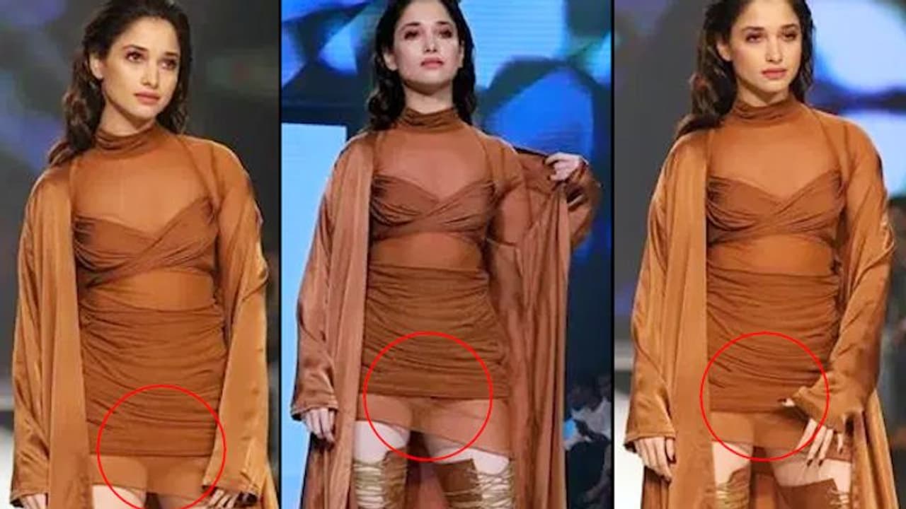 Oops moment alert: Tamannaah Bhatia flashes underwear during fashion ...