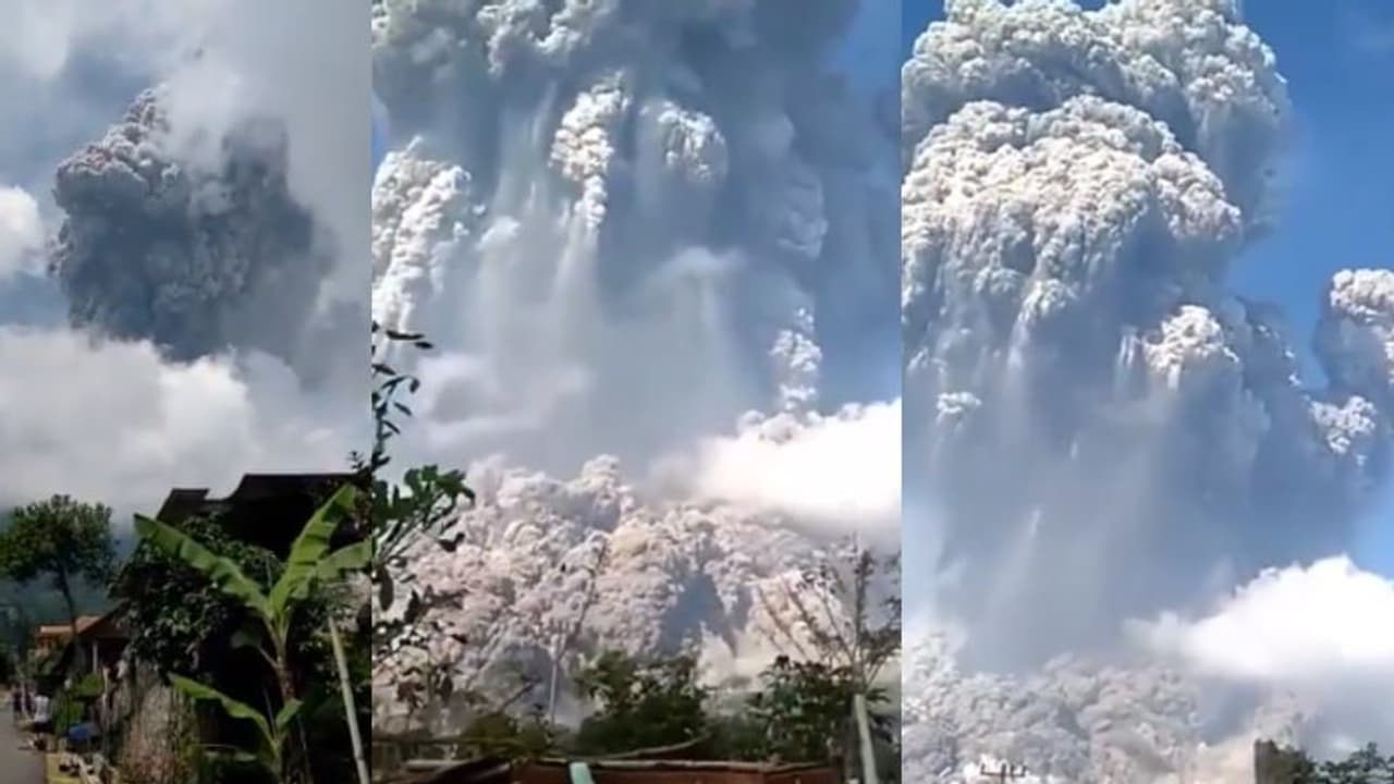 mount merapi eruption : మౌంట్ మెరాపి అగ్నిపర్వతం విస్ఫోటనం.. 23 మంది ...