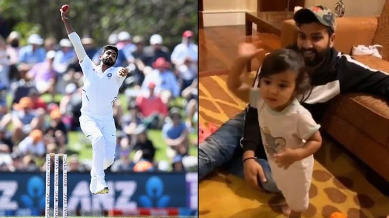 Watch: Rohit Sharma’s daughter Samaira imitates Jasprit Bumrah’s ...