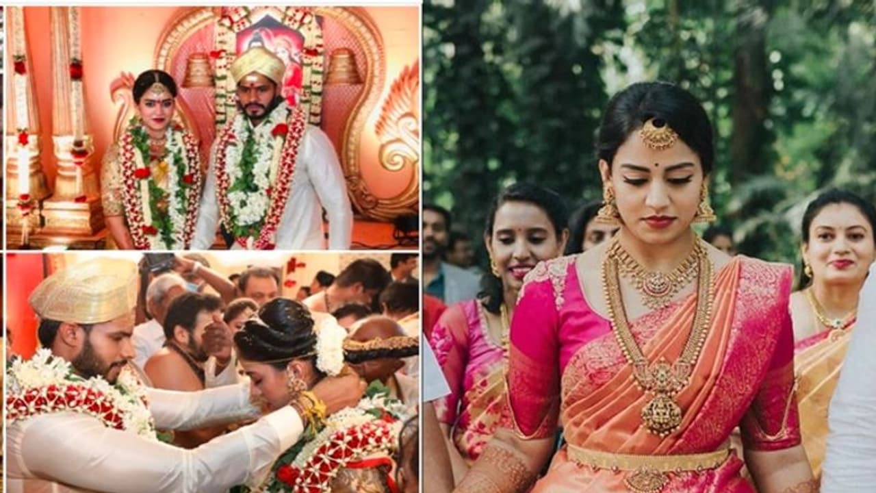 లాక్ డౌన్ లో పెళ్లి.. నిఖిల్ భార్య ఇంత అందంగా ఎలా రెడీ అయ్యిందంటే ...