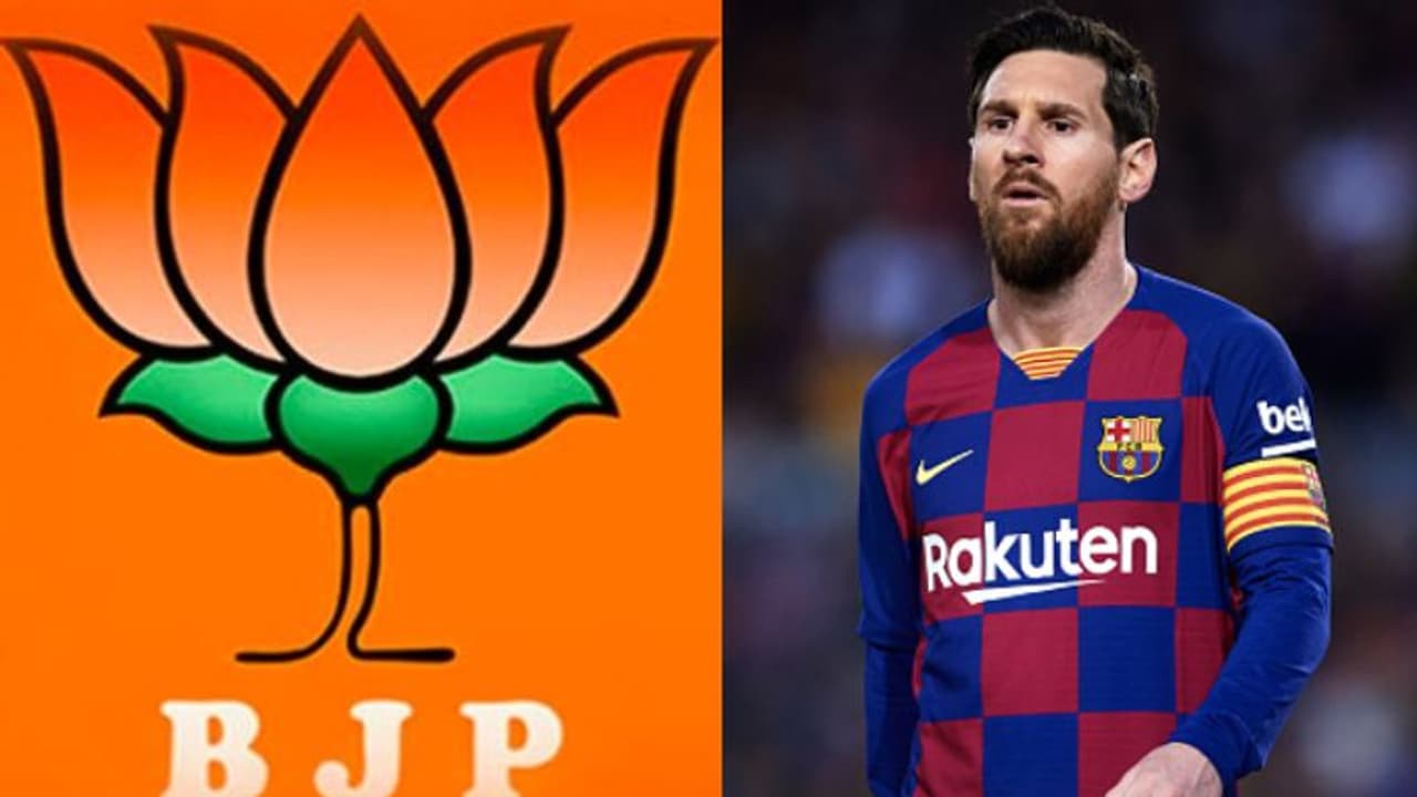 কেকেআরেরে পর এবার বিজেপিতে মেসি, ভাইরাল মিম ঘিরে হইচই | Lionel Messi ...
