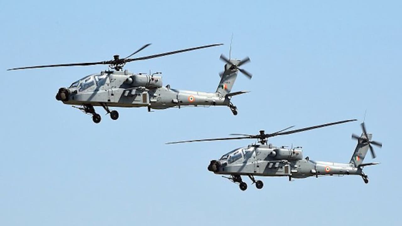 IAF Apache helicopter damaged during precautionary landing in Ladakh ...
