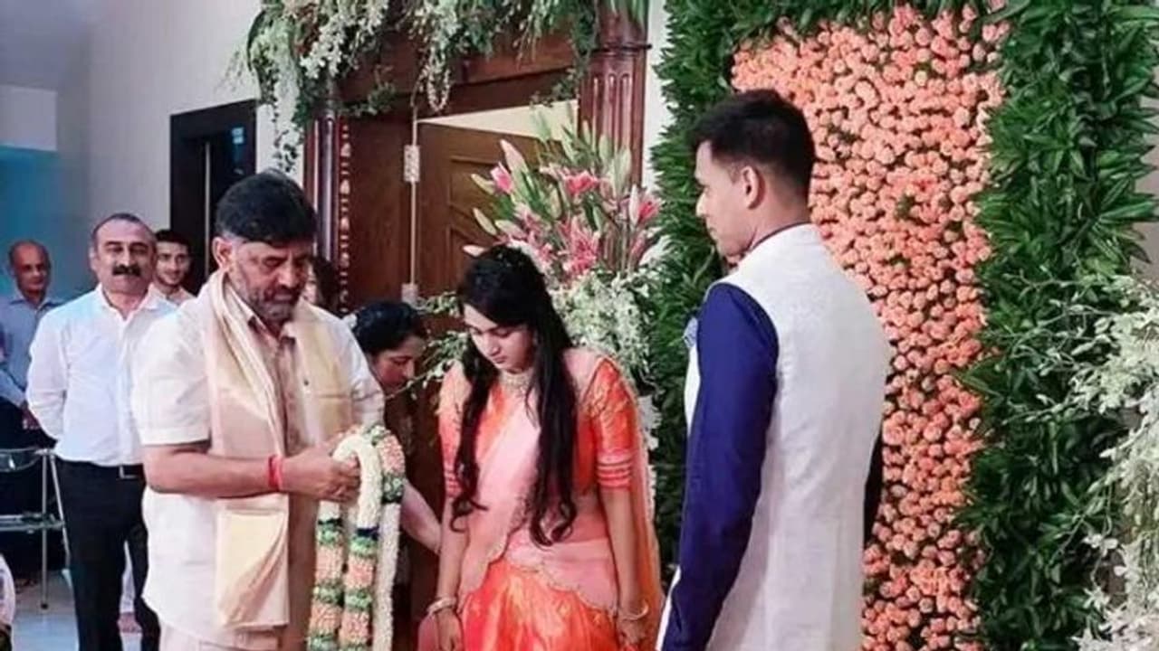 DK Shivakumar's daughter Aishwarya and Amartya to officially get ...