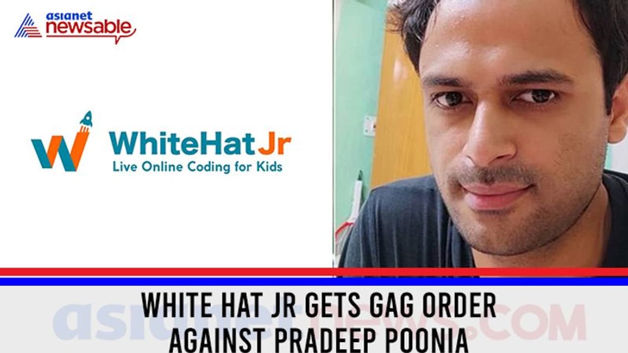 White Hat Jr Gets Partial Gag Order Against Pradeep Poonia | Asianet ...