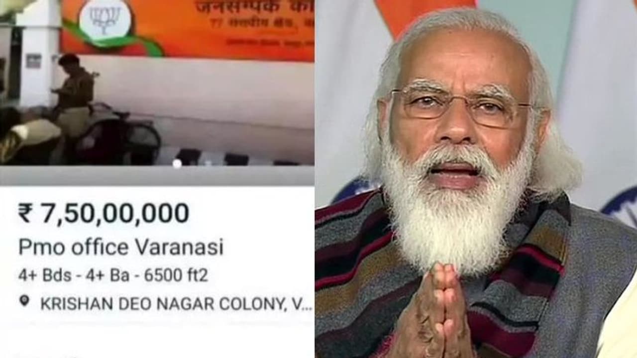 PM Modi's Varanasi office put on sale on OLX for Rs 7.5 crore, 4 ...