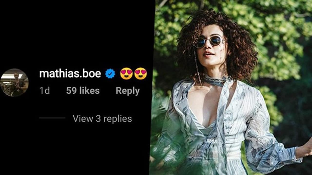 Taapsee Pannu's recent Instagram post left her boyfriend Mathias Boe ...