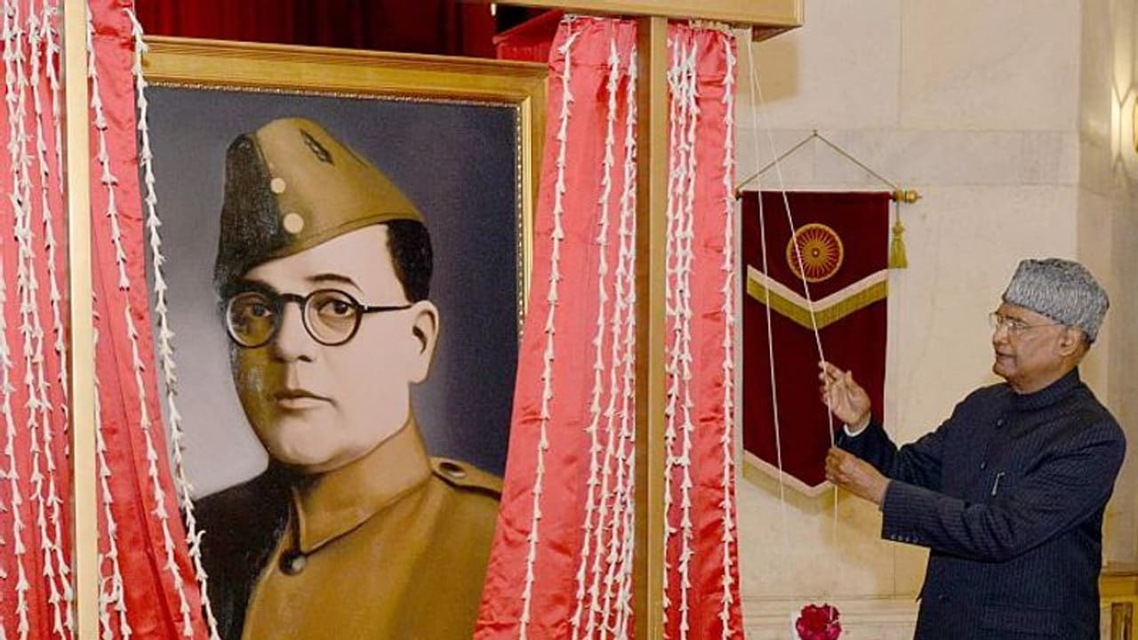 Controversy over Netaji portrait at Rashtrapati Bhavan | Asianet Newsable