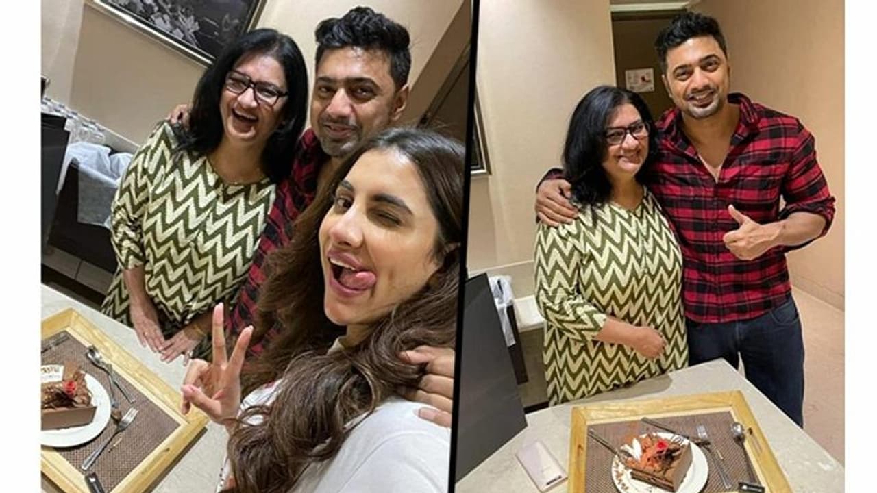 Bengali actor Dev joins Rukmini to celebrate her mother's birthday in ...