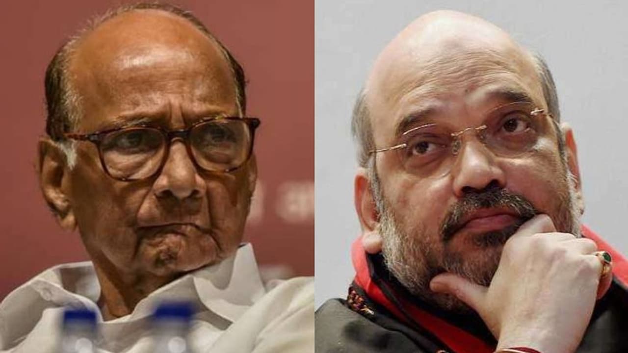 अमित शाह से मिले शरद पवार, दो सप्ताह पहले की थी पीएम मोदी से मुलाकात ...