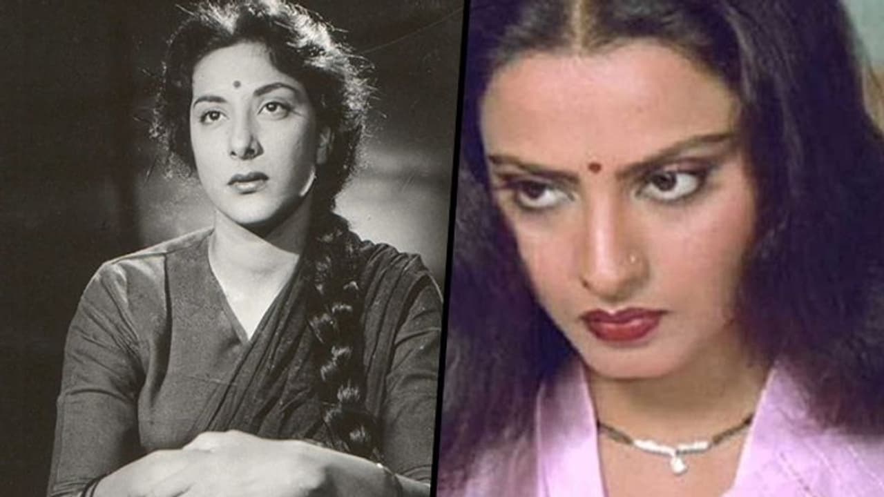 Nargis Dutt said mean things about Rekha like "she gives the impression ...