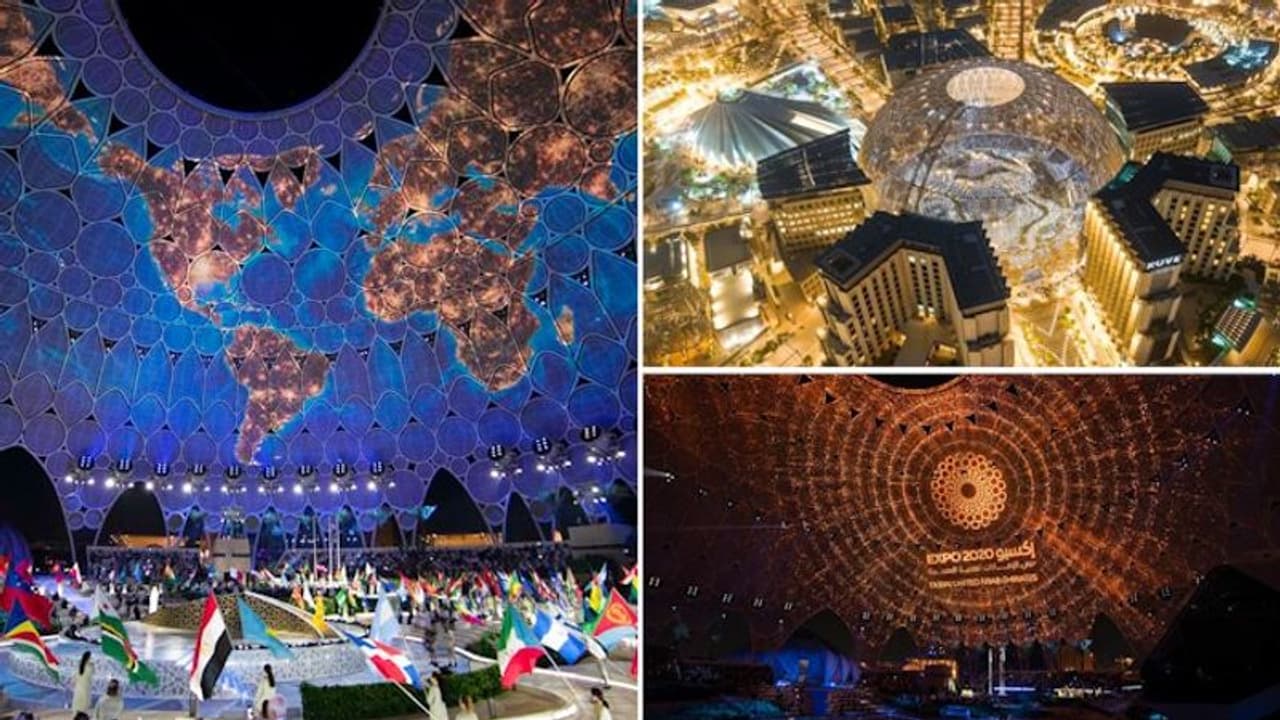 Dubai Expo 2020 kicks off with incredible show | In Pics | Asianet Newsable