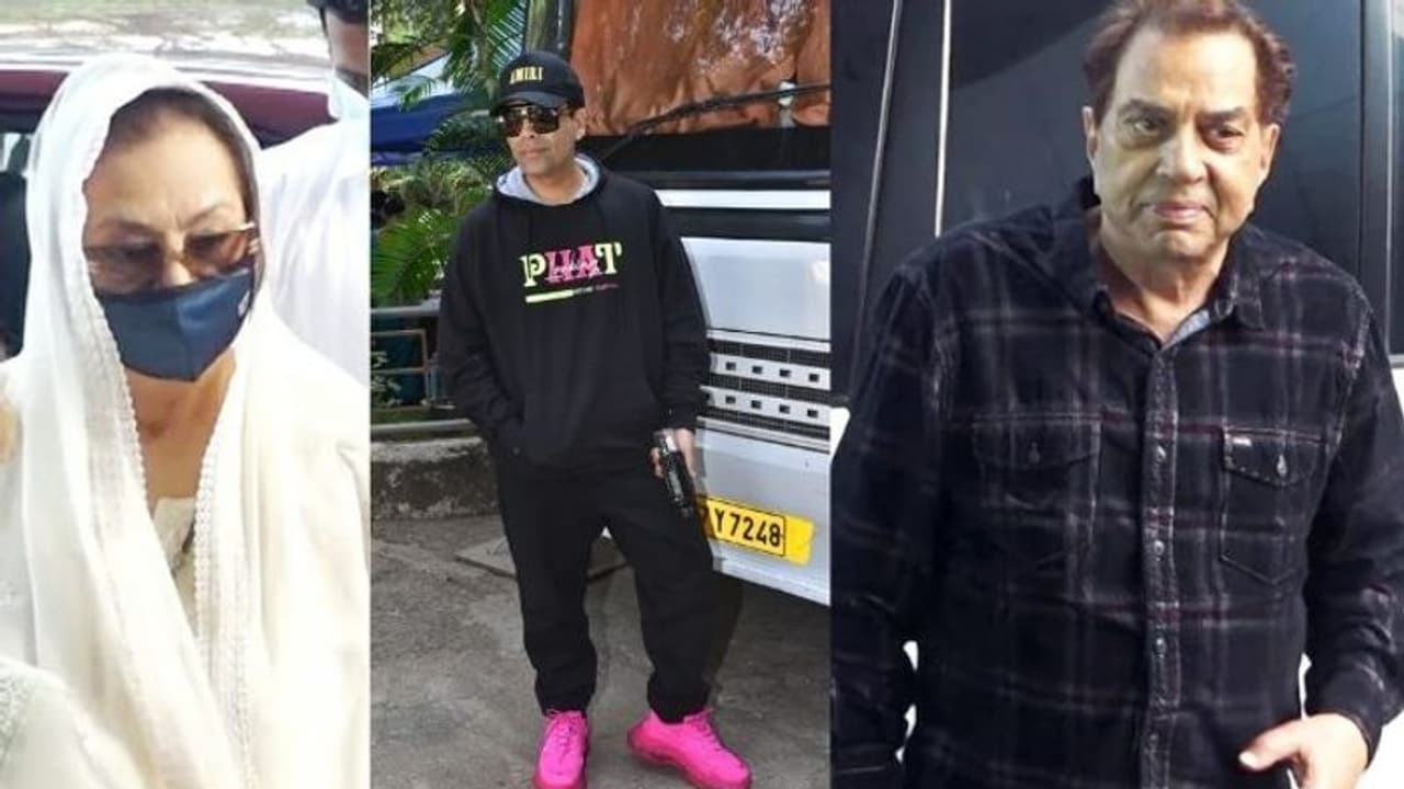 Saira Banu, Dharmendra, Karan Johar and more spotted in Mumbai ...