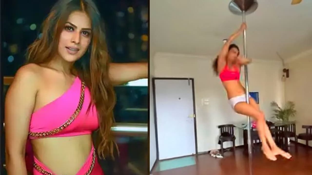 टू पीस में पोल डांस करती दिखी Jamai Raja की एक्ट्रेस, Nia Sharma को ऐसा करते देख एक बोल- सिर घूम ...