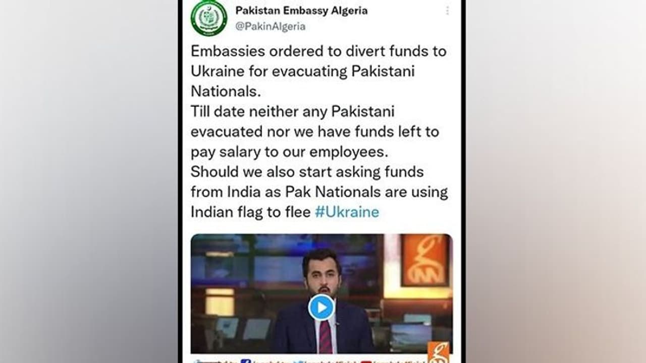 'Should we seek India's help in Ukraine?' Pakistan embassy post mocks ...