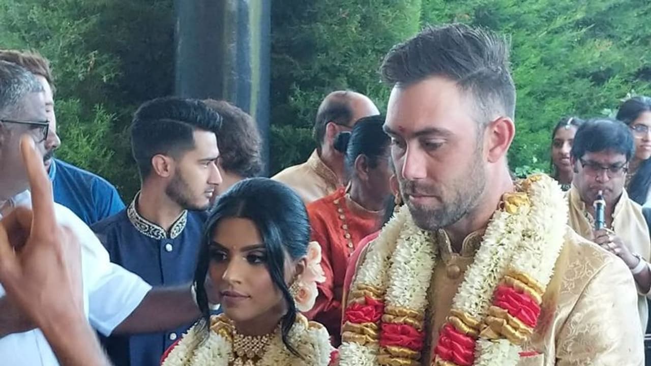 Maxwell ties knot with Vini Raman in Indian wedding in Chennai; video ...
