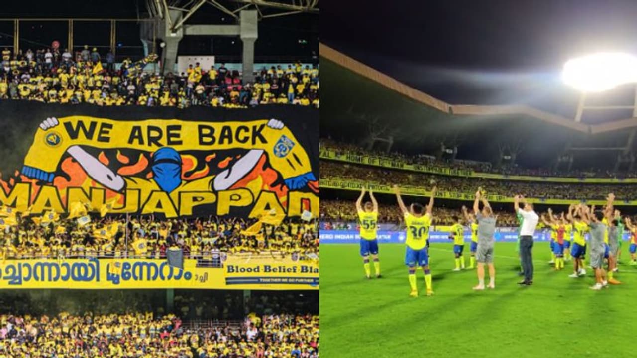 രോമാഞ്ചം അറ്റ് പീക്ക്; കൊച്ചിയില്‍ ബ്ലാസ്റ്റേഴ്‌സിന്‍റെ, മഞ്ഞപ്പടയുടെ ...