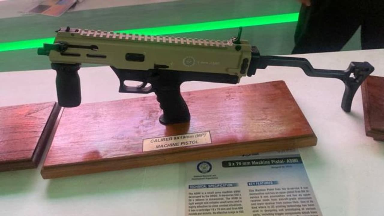 DefExpo 2022: Made-in-India 9mm machine pistol ASMI is MHA's choice ...
