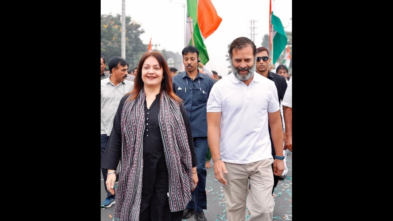 ಬಾಲಿವುಡ್‌ ನಟಿ ಆಲಿಯಾ ಭಟ್‌ ಅಕ್ಕನ ಜತೆಗೆ ರಾಹುಲ್‌ ಗಾಂಧಿ ಭಾರತ್ ಜೋಡೋ ಯಾತ್ರೆ ...