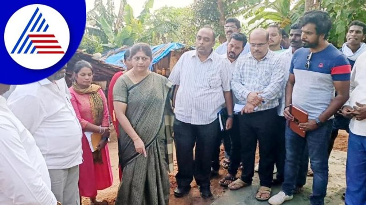 ಹುಣಸೂರು: ಗಿರಿಜನ ಹಾಡಿಗಳಲ್ಲಿ ನಿರ್ಮಿಸುತ್ತಿರುವ ಮನೆಗಳ ಕಾಮಗಾರಿ ಪರಿಶೀಲನೆ ...