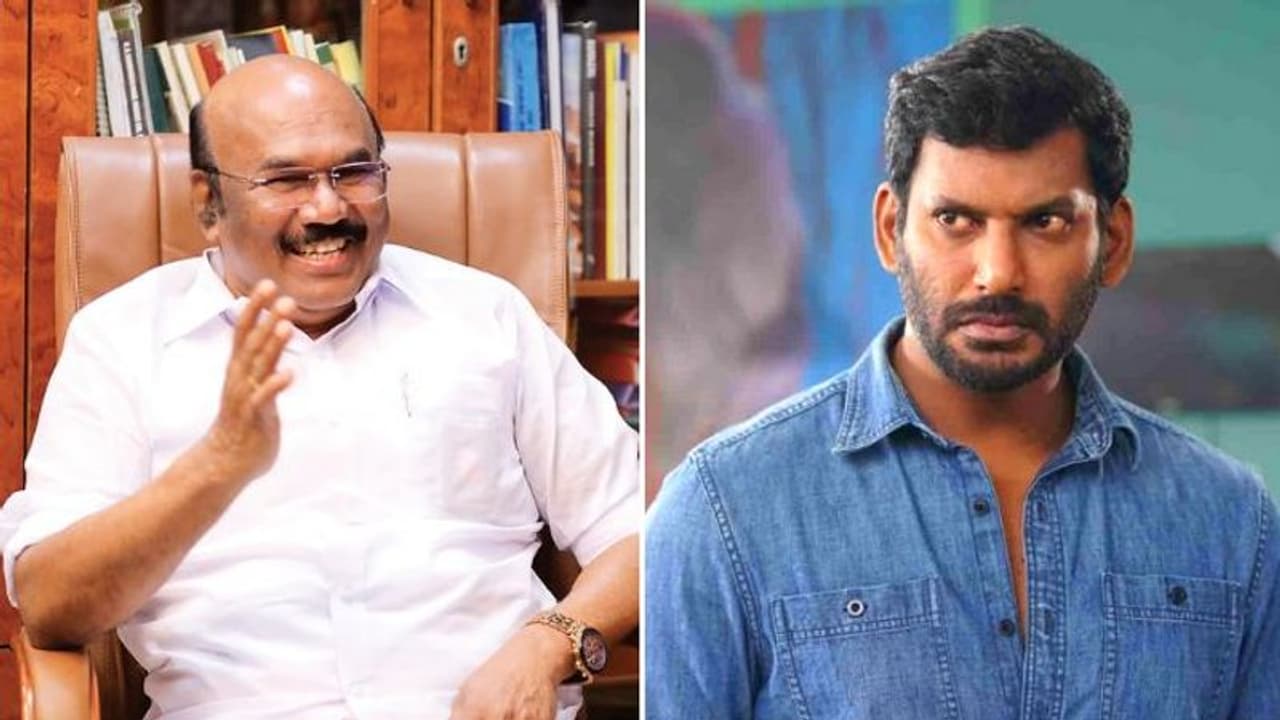 Vishal Vs Jayakumar : அதிமுக முன்னாள் அமைச்சர் ஜெயக்குமார் பாடலாம் ...