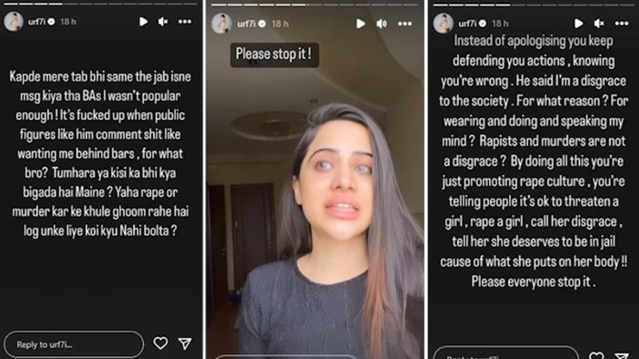 'Kapde mere same the, I wasn't popular enough': Urfi Javed lashes out ...