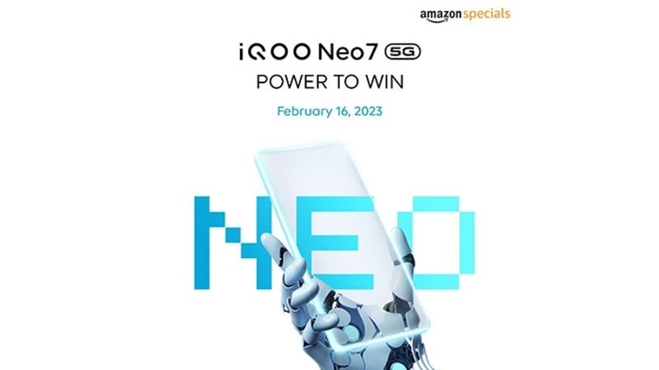iQoo Neo 7 India launch date CONFIRMED; to be available via Amazon ...