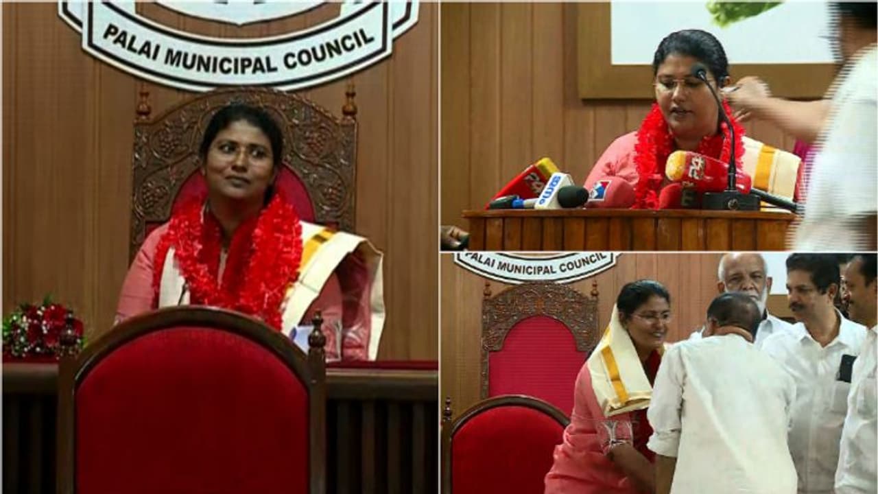 ജോസിന്‍ ബിനോ പാല നഗരസഭ അധ്യക്ഷ, ഏഴിനെതിരെ പതിനേഴ് വോട്ടുകള്‍ക്ക് വിജയം ...