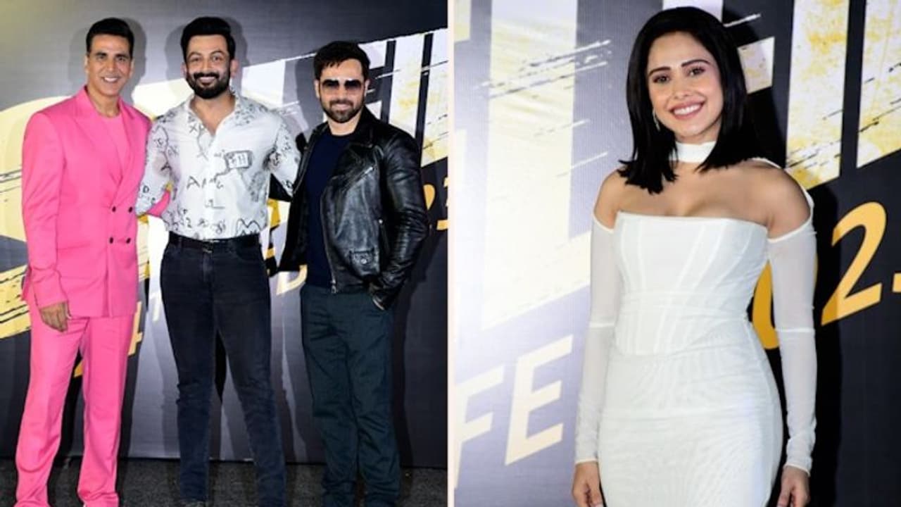 Selfiee: Akshay Kumar, Emraan Hashmi, Prithviraj Sukumaran at trailer launch | Asianet Newsable