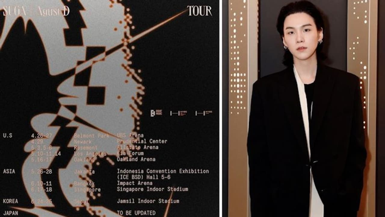 BTS' Suga in India? Singer confirms his first solo worldwide tour ...