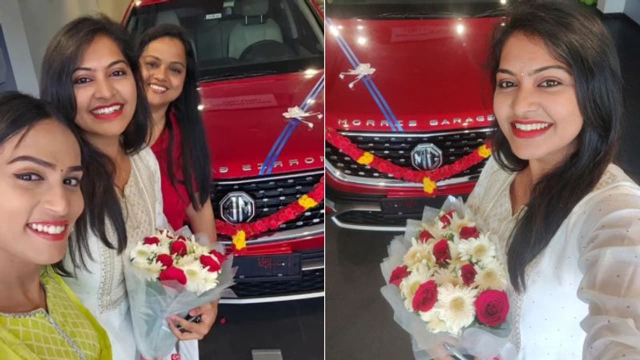 Rachitha bought a brand new car : தமிழ் புத்தாண்டில் புது கார் வாங்கிய ...