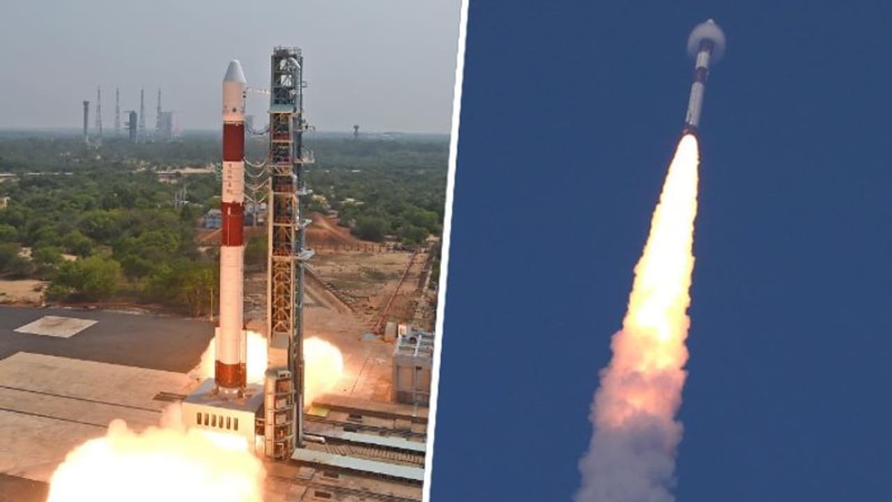 ISRO successfully launches PSLV-C55 mission carrying two Singaporean ...