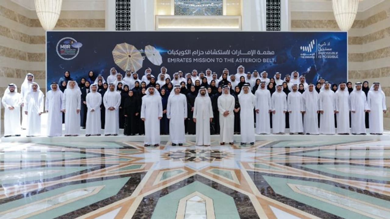 UAE launches milestone space programme 'UAE Asteroid Belt Exploration ...