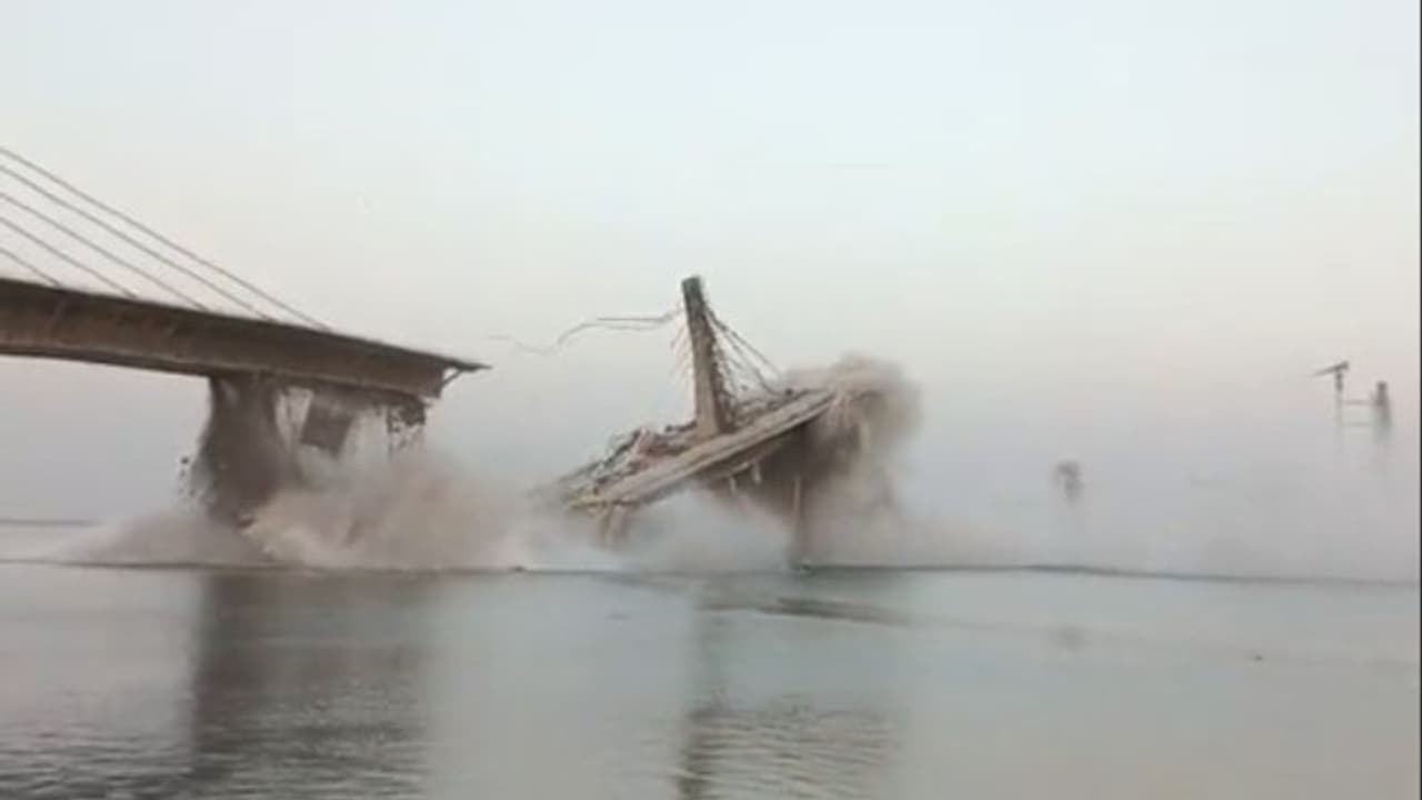Bridge portion did not collapse, it was planned demolition: Bihar govt ...