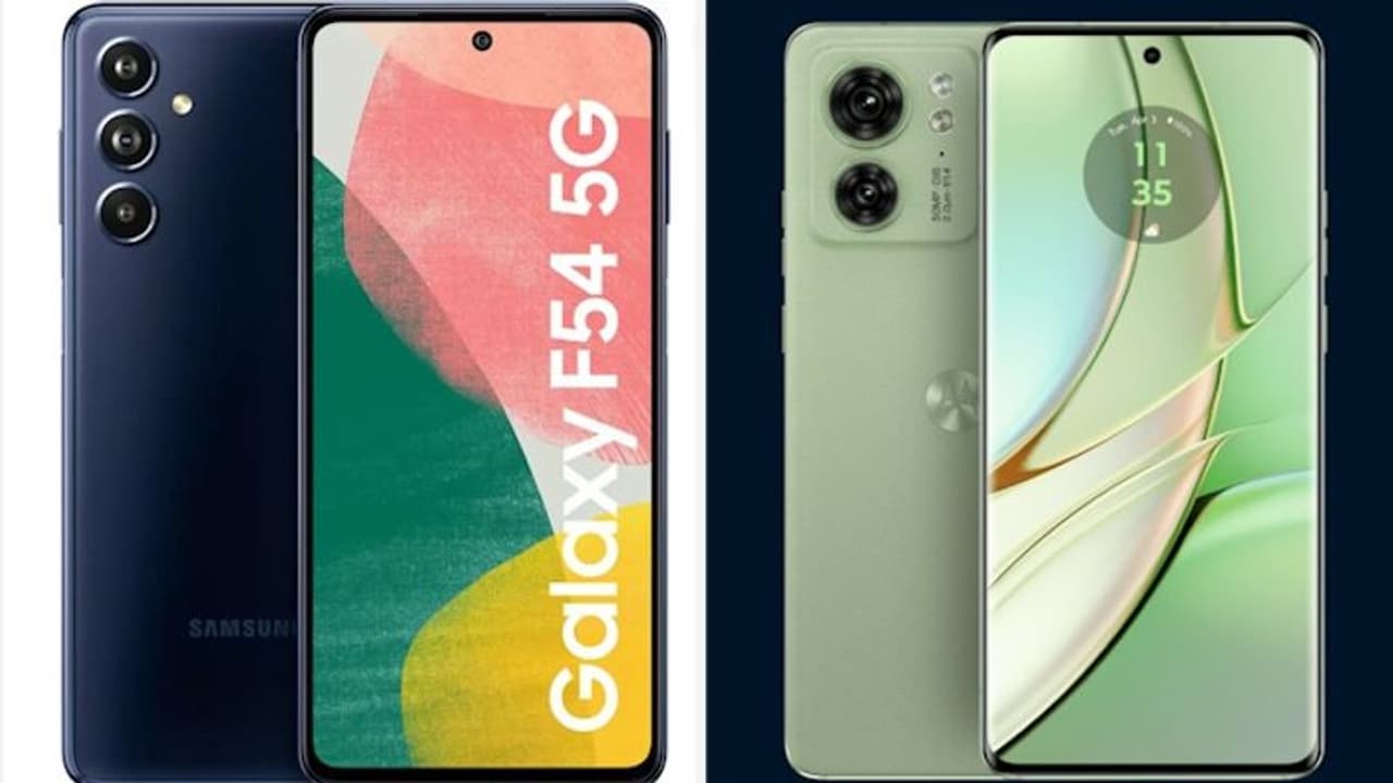 Samsung Galaxy F54 5G vs Motorola Edge 40: Comparing camera, battery, design & more | Asianet ...