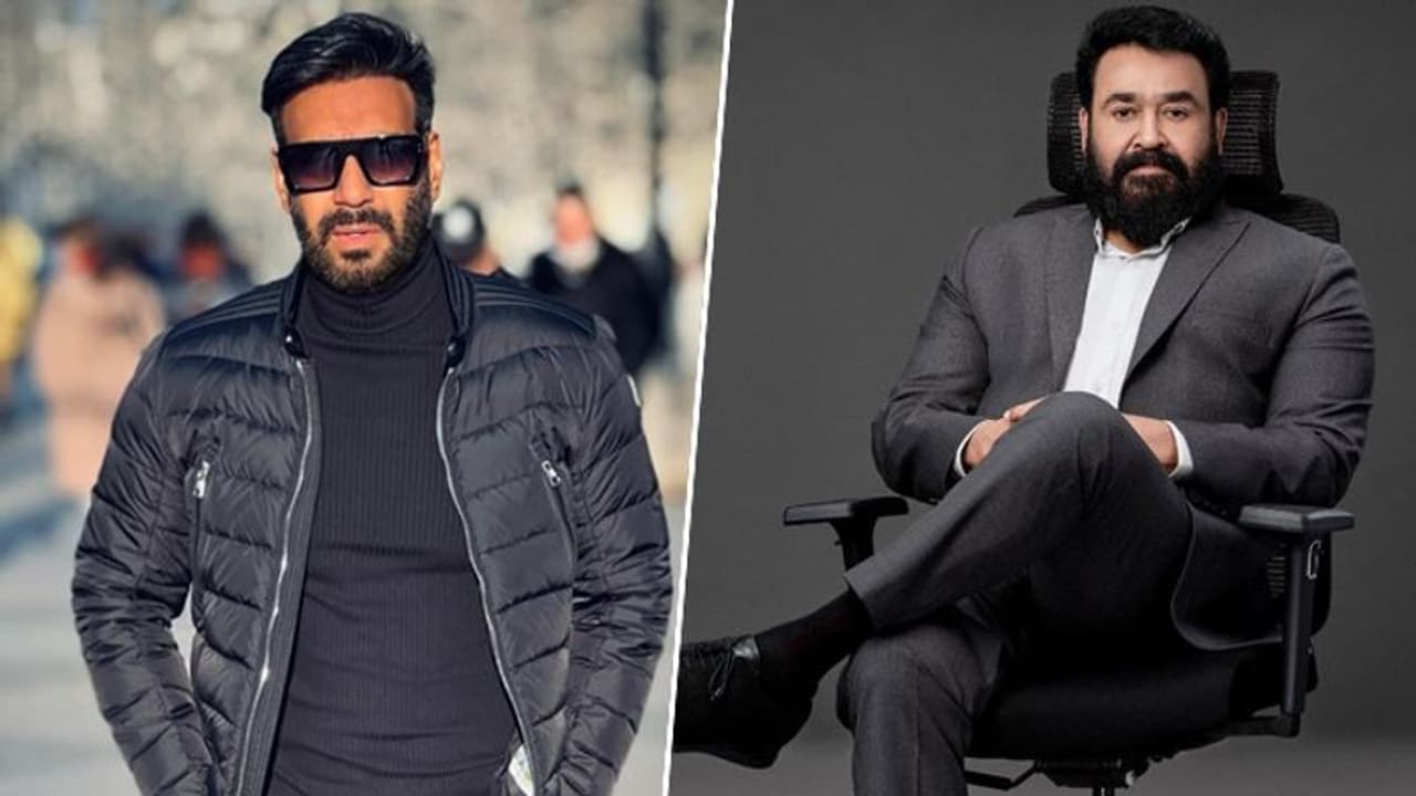 Ajay Devgn, Mohanlal to set screen on fire with simultaneous release of ...