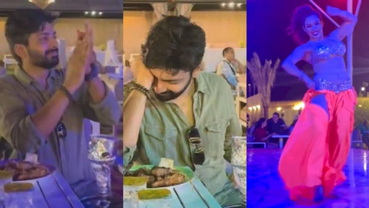 ബെല്ലി ഡാന്‍സ് കണ്ട് നാണിച്ച് തേജസ്‌, വീഡിയോ പകര്‍ത്തി ഭാര്യ മാളവിക ...