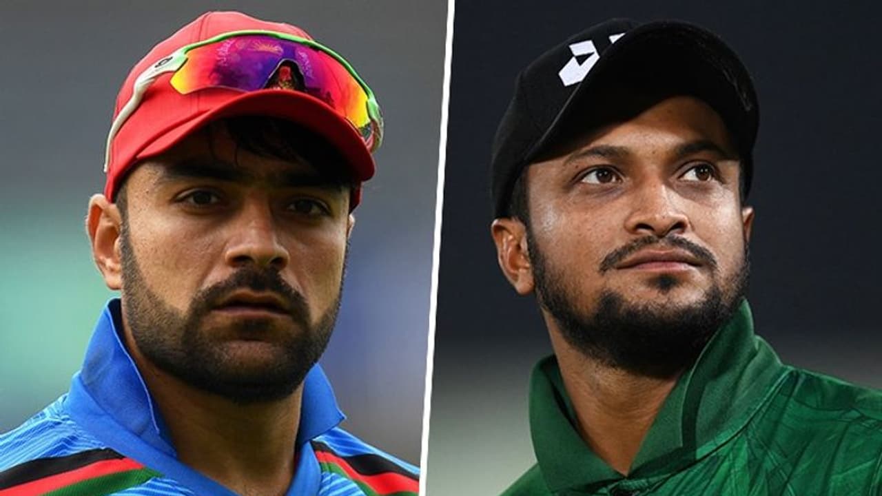 Shakib Al Hasan and Rashid Khan set for white ball battle in rain ...