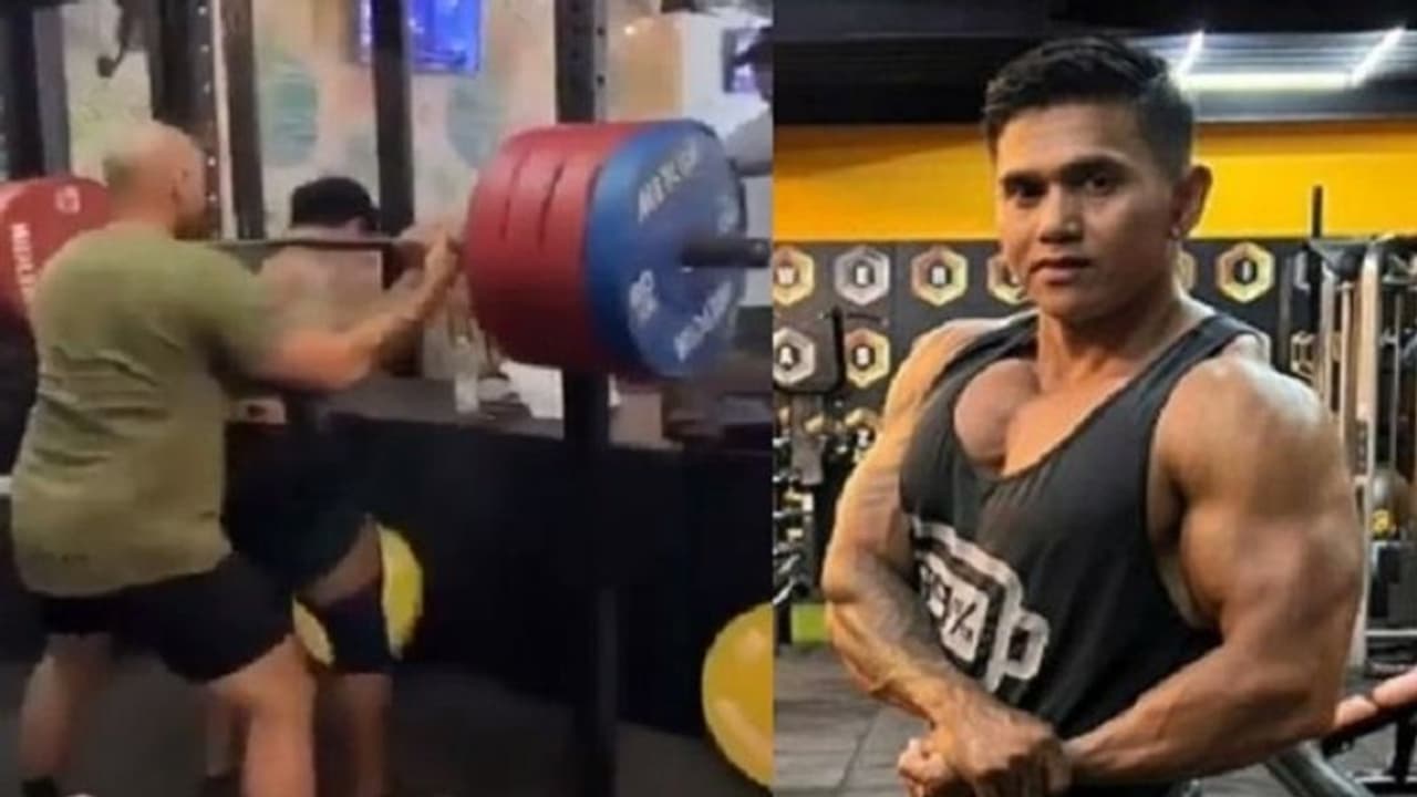 అందరికీ ఫిట్ నెస్ జాగ్రత్తలు చెప్పే ట్రైనర్.. జిమ్ లో వర్కౌట్స్ చేస్తూ ...