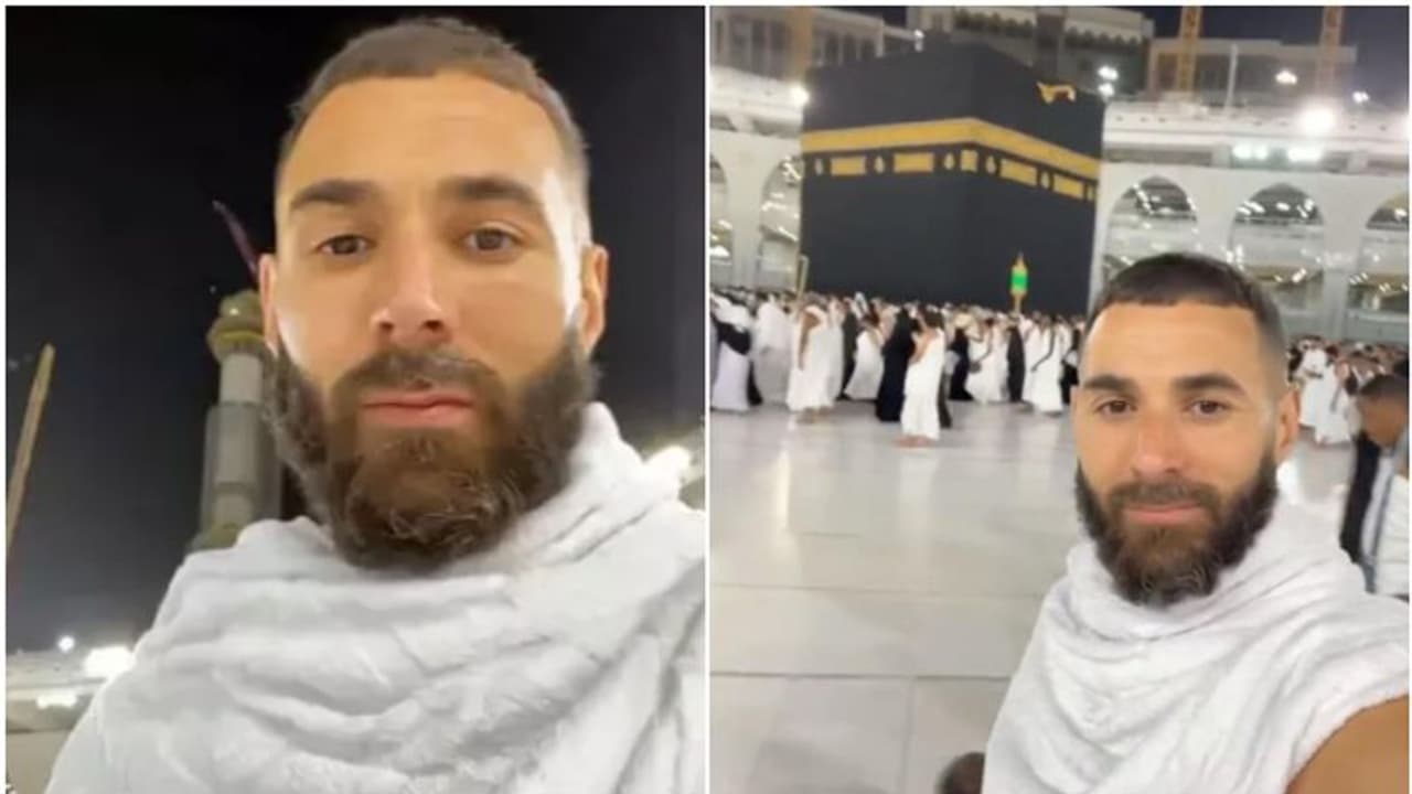 Karim Benzema performs Umrah: മക്കയിലെത്തി ഉംറ നിര്‍വഹിച്ച് കരിം ബെന് ...